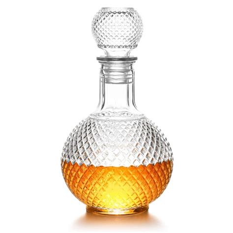 250ml 500ml 1000ml Clear Glass Liquor Bottles With Cork For Beverage