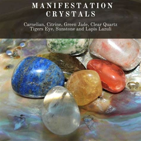 Positive Energy Crystals Manifestation Crystals Uplifting Etsy Canada