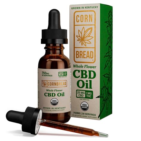 Cornbread Hemp Whole Flower Cbd Oil Full Spectrum 1fl Oz 30mg Thc
