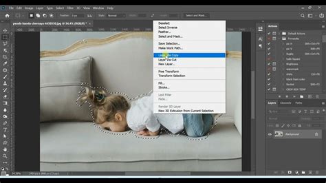 How To Create A Dashed Outline In Photoshop 2020 Youtube