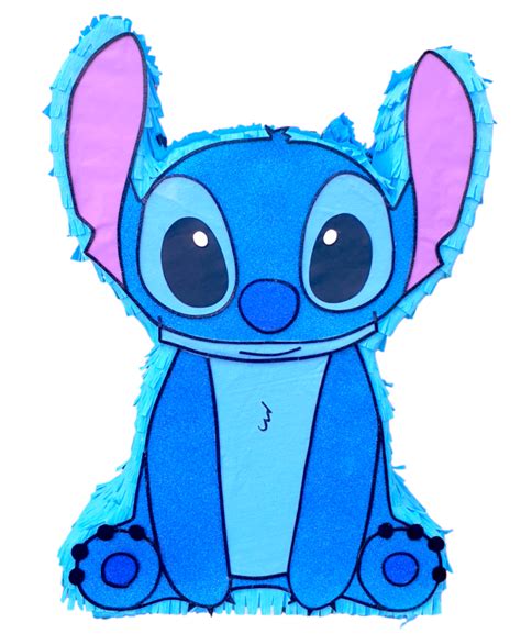 Party Time Lilo And Stitch Large Piñata Shiny Glittery Happy Birthday