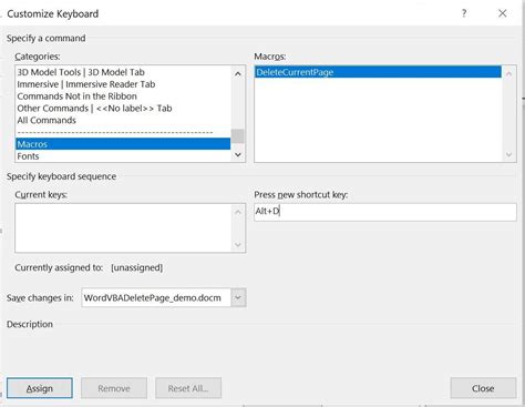 how to use a vba procedure that deletes the current page in a word document techrepublic