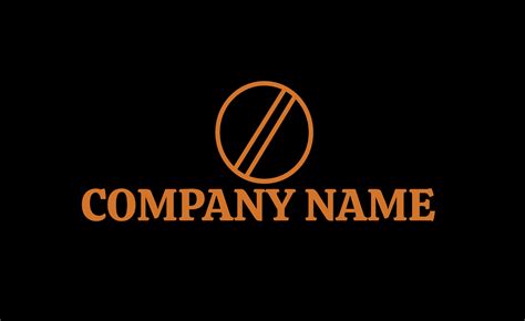 Modern Letter O Typography Logo Black Background Vector Art At Vecteezy