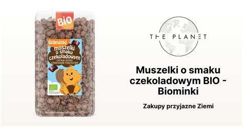 Muszelki O Smaku Czekoladowym BIO Biominki The Planet
