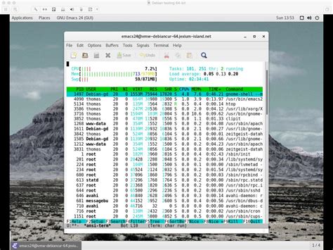 Graphical Console Applications In Emacs Unix Linux Stack Exchange