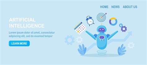 premium vector ai artificial intelligence to help productivity