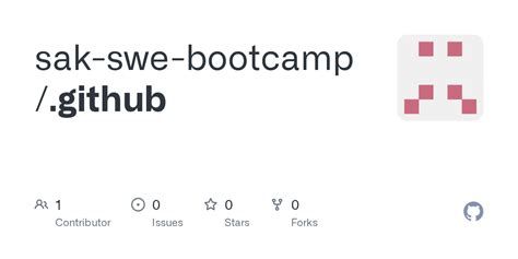 Github Sak Swe Bootcampgithub