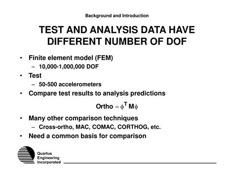 Ppt Model Reduction Using Guyan Irs And Dynamic Methods Powerpoint