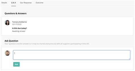 How Do I Respond To An RFI TealBook Help