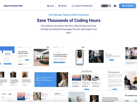 2865 Tailwind CSS Components Gallery