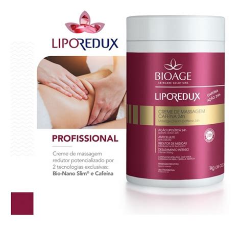 Creme De Massagem Lipo Redux Cafe Na Redutor H Kg Bioage Frete Gr Tis