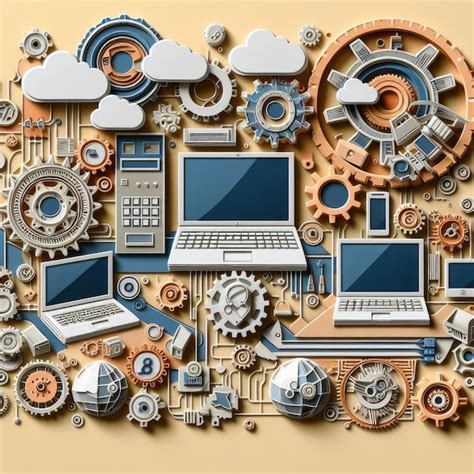 Premium Photo Innovative Integration A Visual Representation Of Cloud