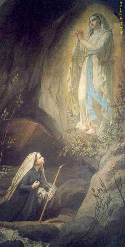 Nossa Senhora De Lourdes E Santa Bernadette