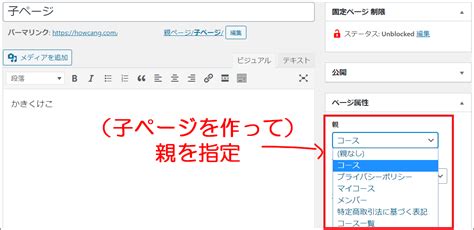【wordpress】親ページのパスワードで、子ページにも適用させる方法 Howcang（ハウキャン） 格安webサイト制作、動画制作
