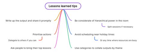 ProjectManagement Com Lessons Learned Tips From The Learning