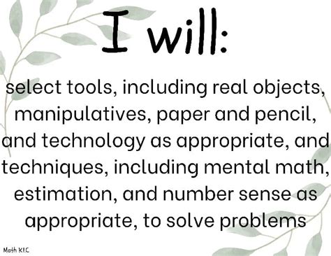 Kindergarten Math Teks I Will Statements Learning Objectives Slos