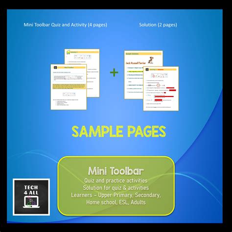 Mini Toolbar In Microsoft Word Teaching Resources