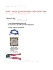 Unit 2 Graded Exercise 2 Creating Ethernet Cables Docx Unit 2 Graded