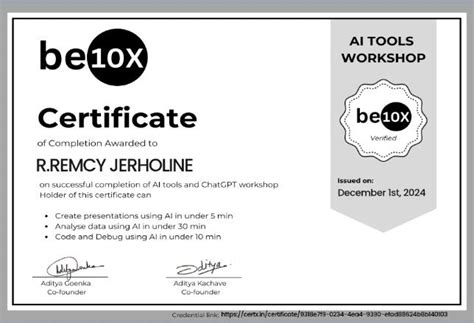 remcy jerholine on linkedin aiworkshop be10x artificialintelligence aiforproductivity…