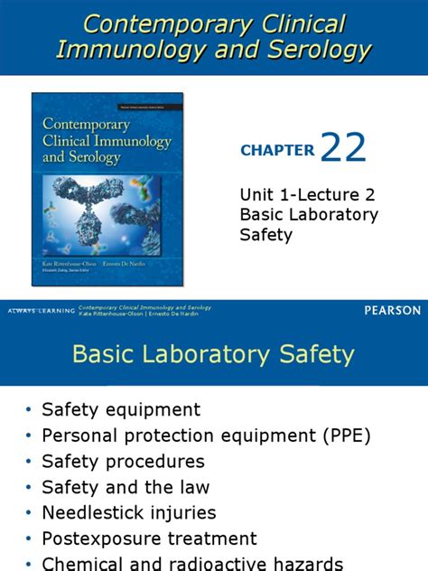 Unit 1 Lecture 2 Basic Laboratory Safety Contemporary Clinical