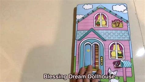 DIY Paper Doll House Cute Pink QUIET BOOK Printable Belum Dirangkai Lazada Indonesia