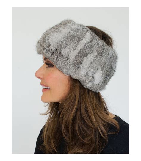 Rabbit Fur Headband At