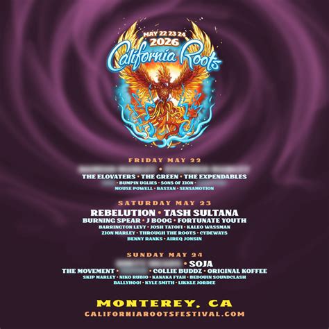 Kaleo Wassman California Roots Music And Art Festival 2026