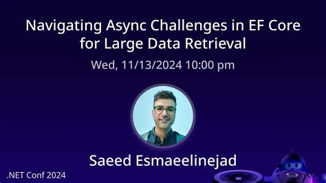 Saeed Esmaeelinejad On Linkedin Dotnetconf Dotnetconf2024 12 Comments
