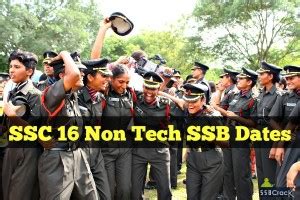 SSC 16 Non Tech SSB Dates CDS 2 2014 SSB Interview Dates