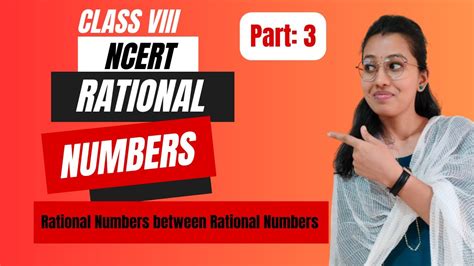 Rational Number Basic Concepts Part 3 Class 8th Mathematics By