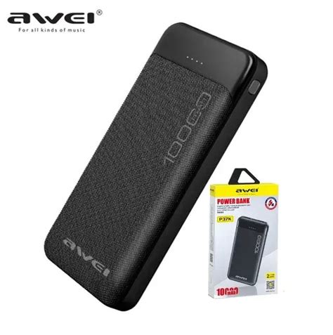 POWER BANK ПОРТАТИВНАЯ БАТАРЕЯ AWEI P37K (10000 mAh) – низкие цены ...