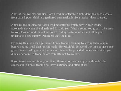 Forex Trading Secrets Ppt