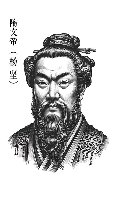 复原古代功绩显赫皇帝君主之 隋文帝（杨坚）多维广告 站酷zcool