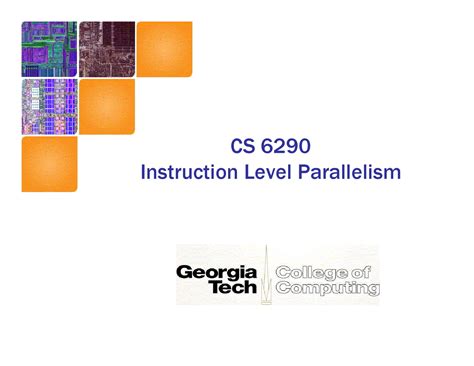 basic instructions level parallelism in computer architecture cs 6290