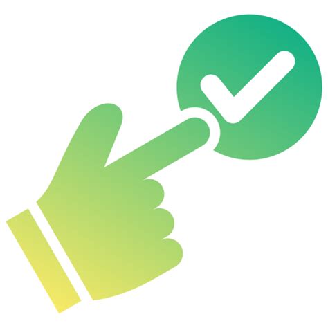 Accept Generic Gradient Fill Icon