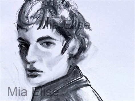 A Realistic Charcoal Portrait That Would Make An Incredible T Upwork