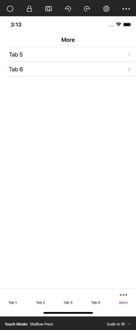 Ios Shelltabbarisvisible And Shellnavbarisvisible Wrong Behaviour If 5 Tabs And More · Issue