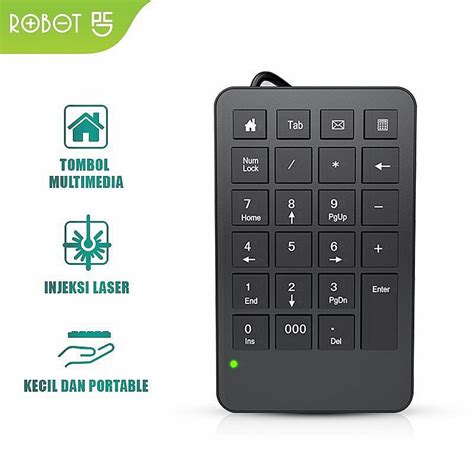 Semua Produk Keyboard Numerik Robot Rk01 Black Semesta Group