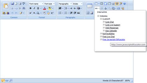 Screenshots Of ASP HTML Editor Screenshots Of Rich Text Editor For Classic ASP