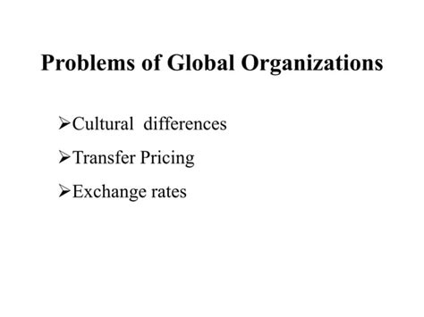 Management Control System In Service And Multinational Organization Pptx
