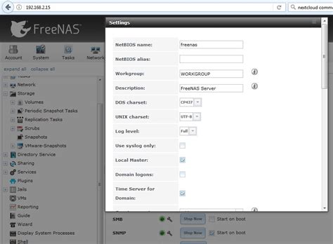 App External Storage Connection Problem SMB and Webdav ℹ Support