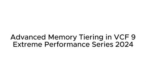 Daniel Simelka On Linkedin Extreme Performance Series 2024 Memory Tiering Improving Server…