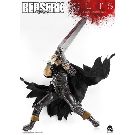 Berserk Guts Black Swordsman 1 6 Scale Action Figure