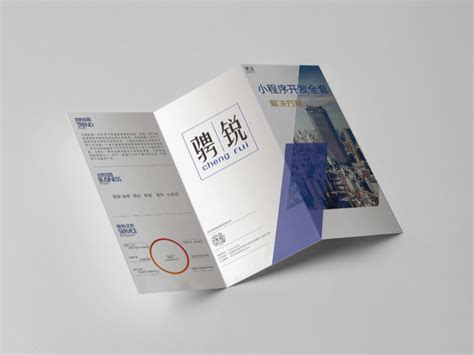 三折页 传媒公司娜娜酱0990 站酷zcool