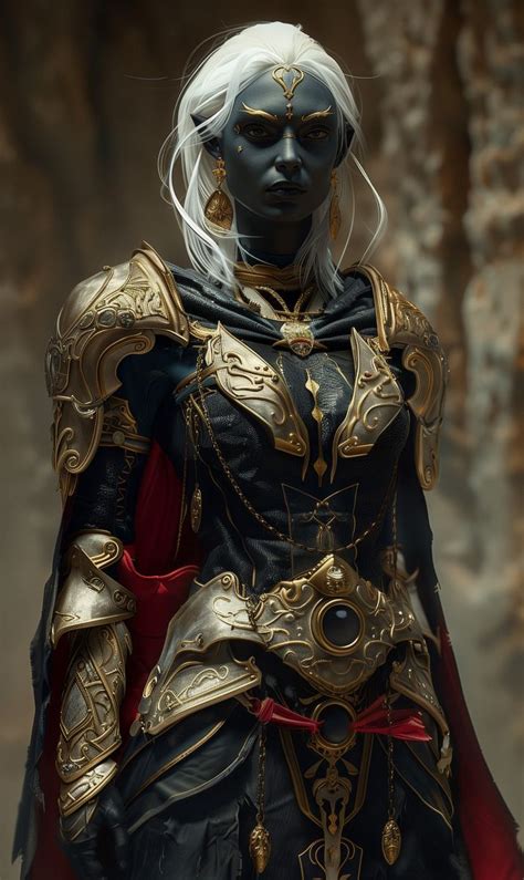 Drow Princess Dark Elf Dark Fantasy Fantasy Illustration