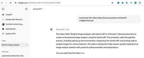 How To Summarize Youtube Videos Using Gemini Chatgpt Claude And