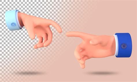 Premium Psd 3d Helping Hand Three Dimensional Render Illustration
