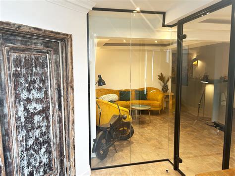 Glass Partitions At Domestic Project Bournemouth Dorset Corner