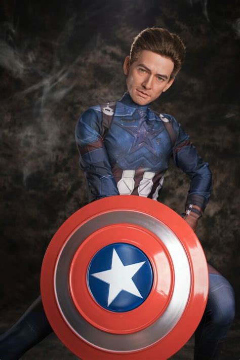 Bertrand Captain America Male Sex Doll NakeDoll