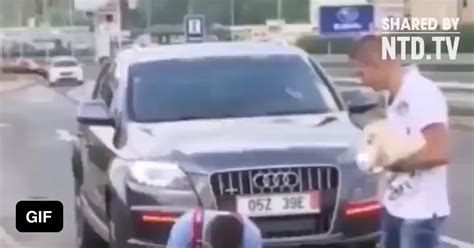 Policemen Rescue Ducklings Caught In Storm Drain As Mother Duck Waits